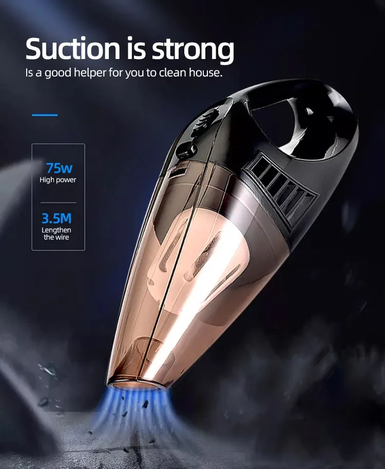 Car Vacuum Cleaner Dc 12 Volt 120w Multifunction Cyclonic Wet / Dry ...