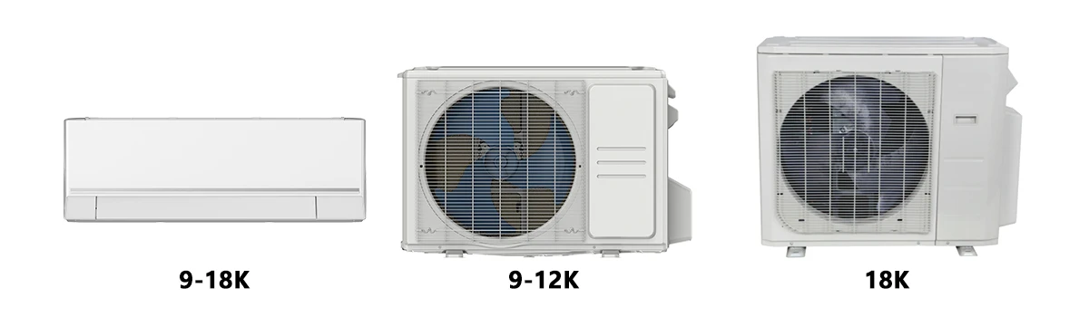 Mini Split Wall Mounted Air Conditioner And Heat Pump Mini Split Air ...