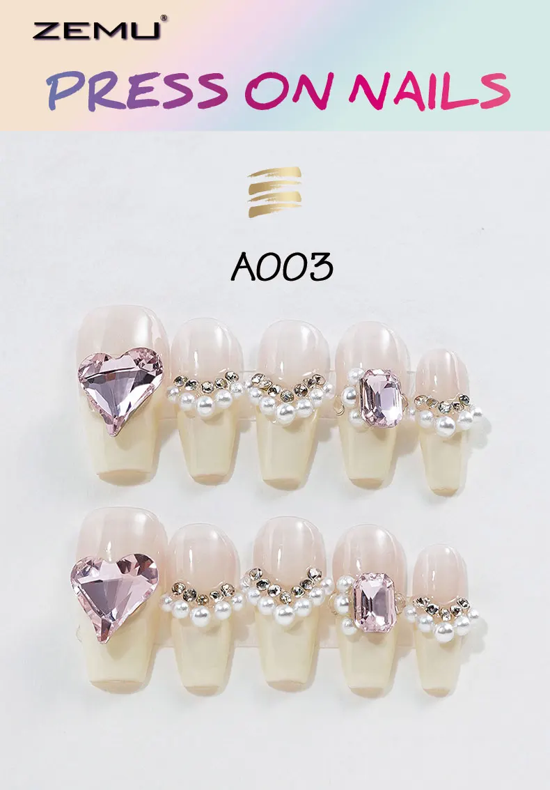 Artificial Fingernails Customized False Nails Fake Nails Matte Short ...