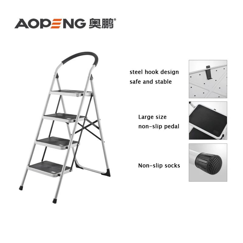 Hot Sale 4 Steps Folding Household Steel Step Ladder AP-1104A| Alibaba.com