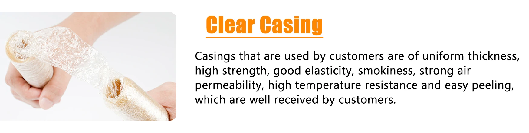 Cattle Sausage Casing Sausage Casing 44mm Alginate Sausage Casings ...