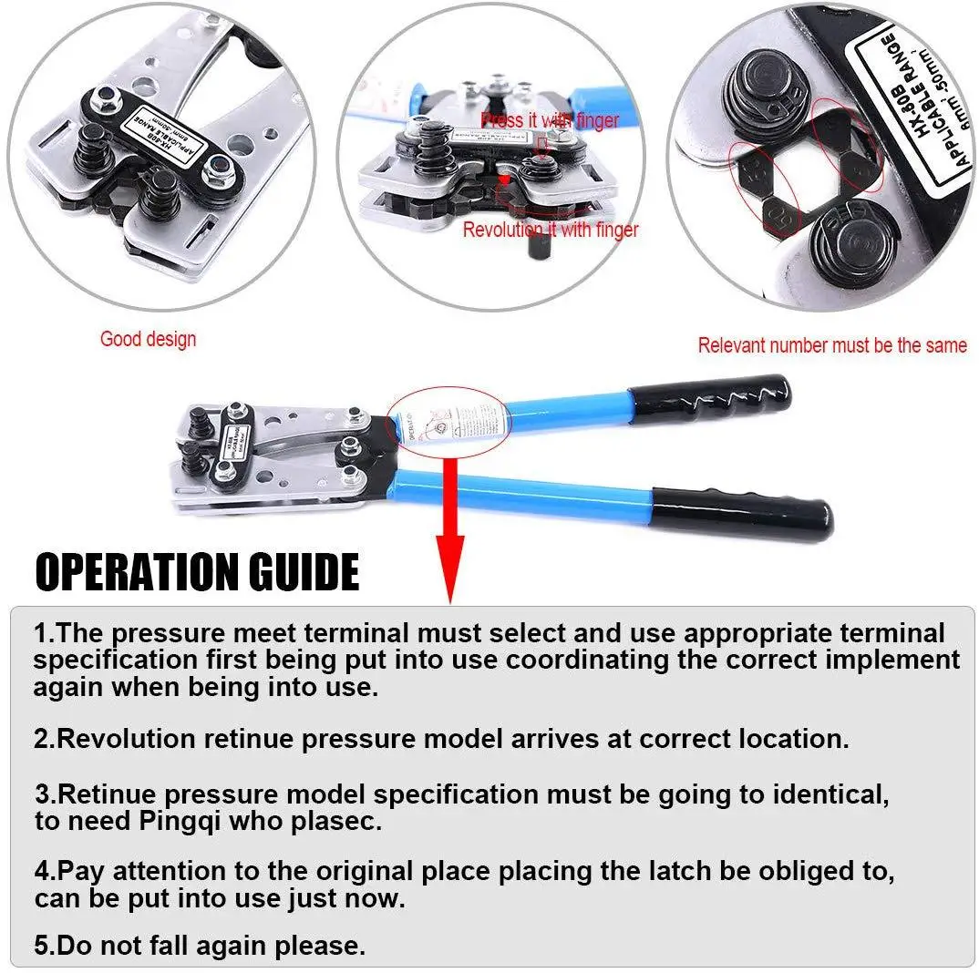 Hx-50b Crimping Tools Kits - Precision and Durability