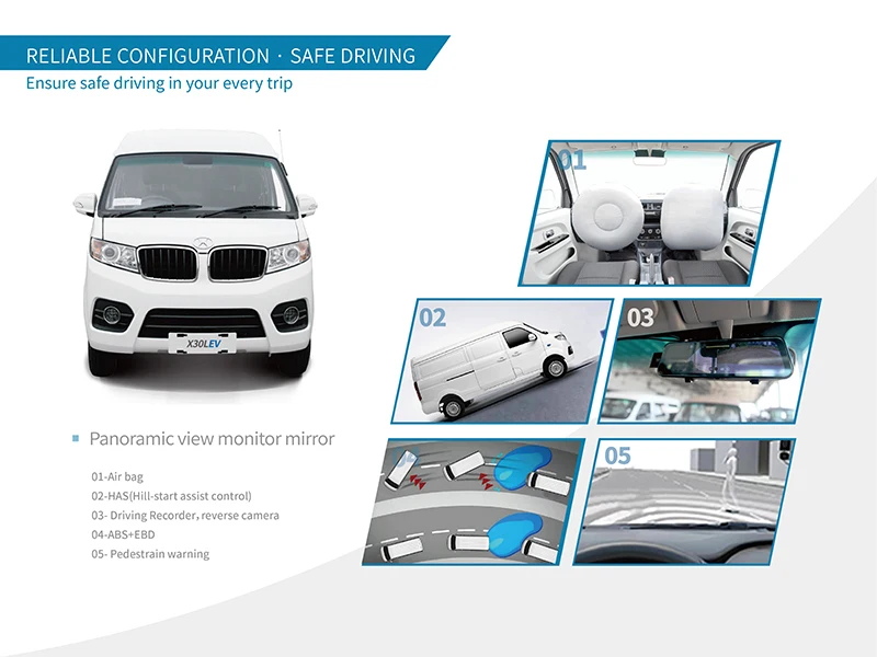 SRM X30L EV Van Minibus with Xinyuan Motor & Echo Carburateur