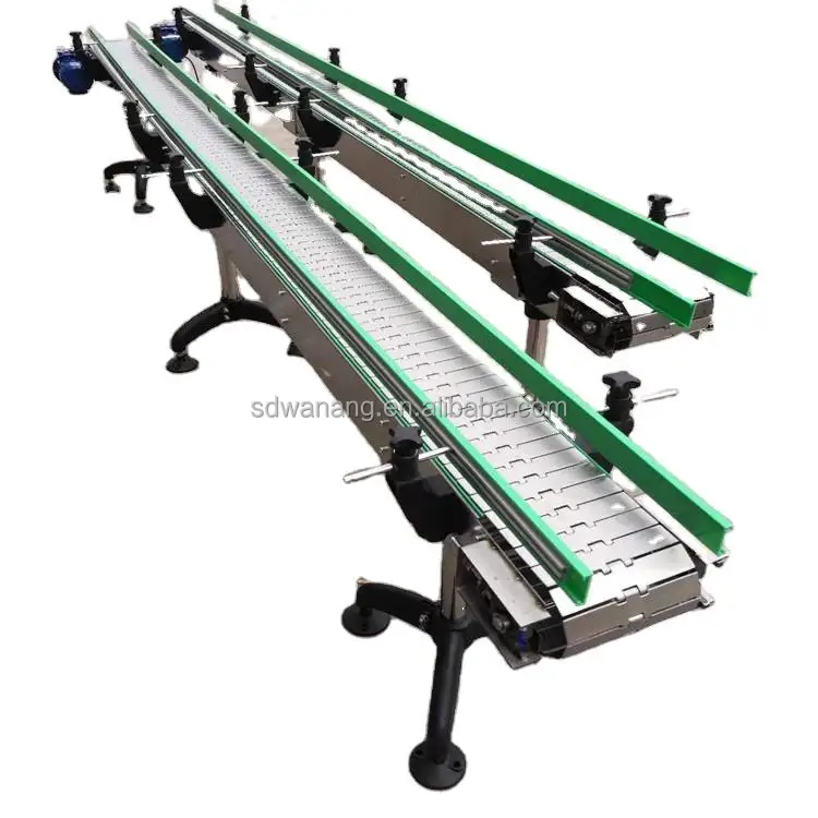 Slat Top Chain Conveyor Machine Turning Conveyor Machine Belt Conveyor ...