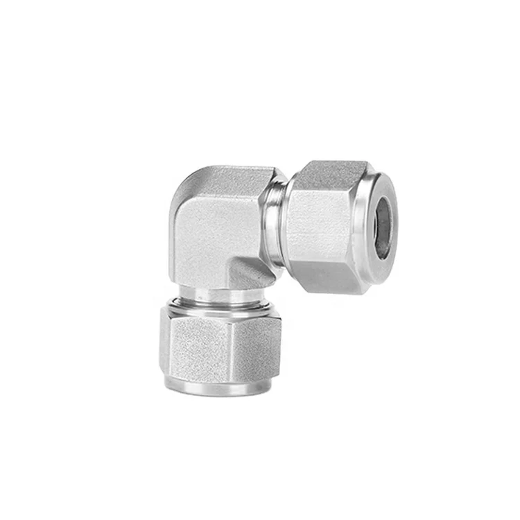 Stainless Steel Bite Type Union Ferrule Design 90 Degree Elbow ...