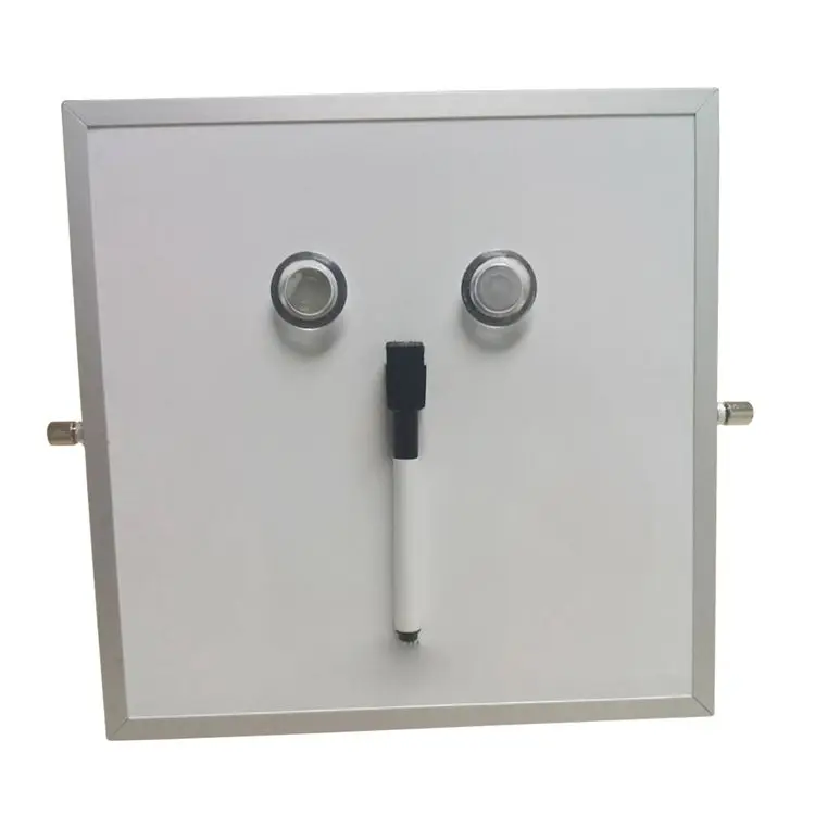 Custom Kids Magnetic Dry Erase Desk Aluminum Framed Mini School White ...