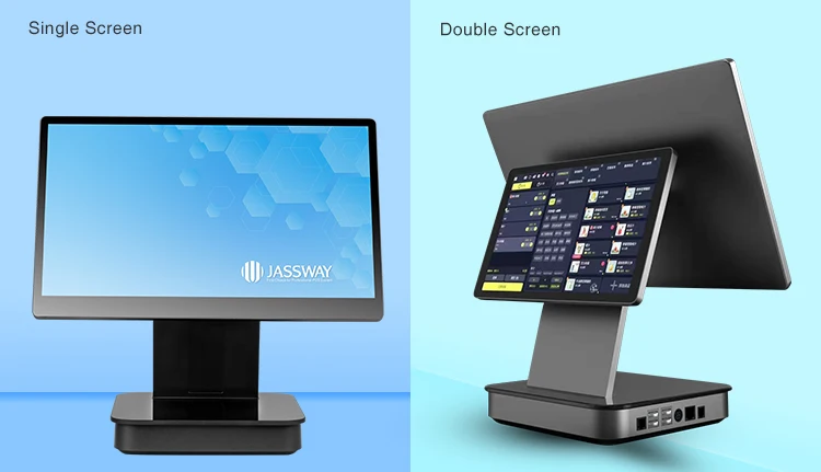 Restaurant Pos System 15.6inch Touch Dual Screen All In One Android 11 ...