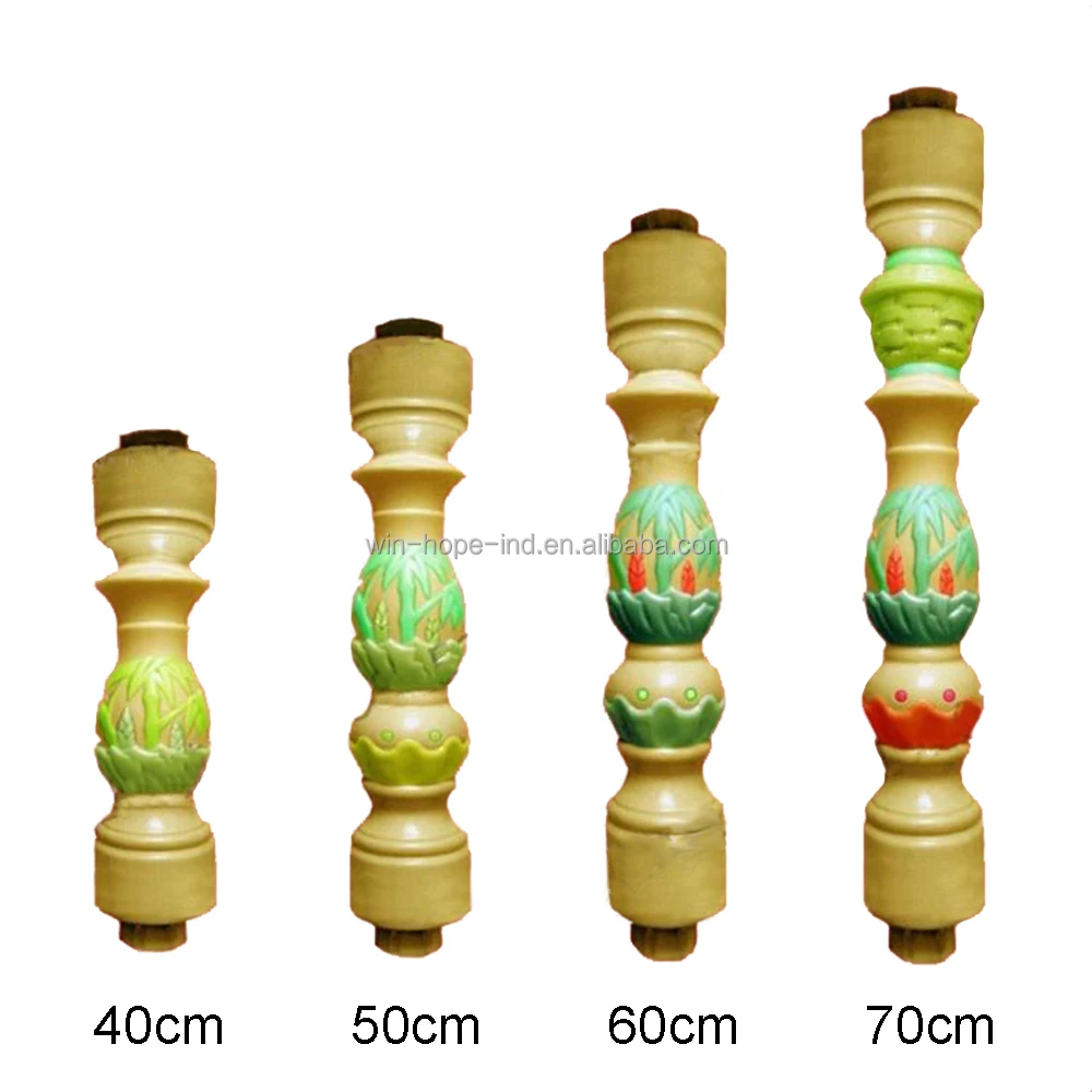 Bamboo Style Precast Concrete Baluster Plastic Mold