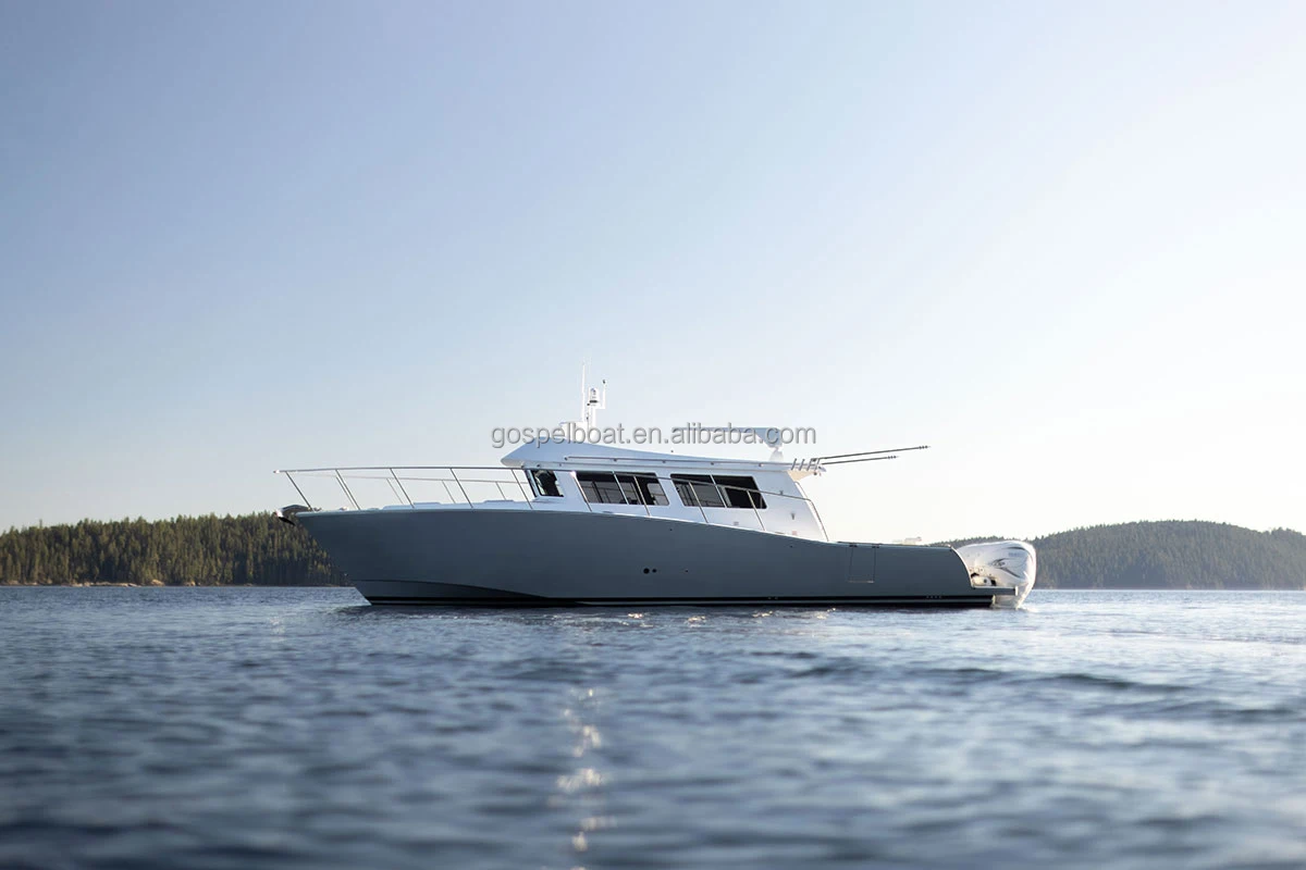 50ft Charter Fishing Boat - Luxury Aluminum Yacht for Sale