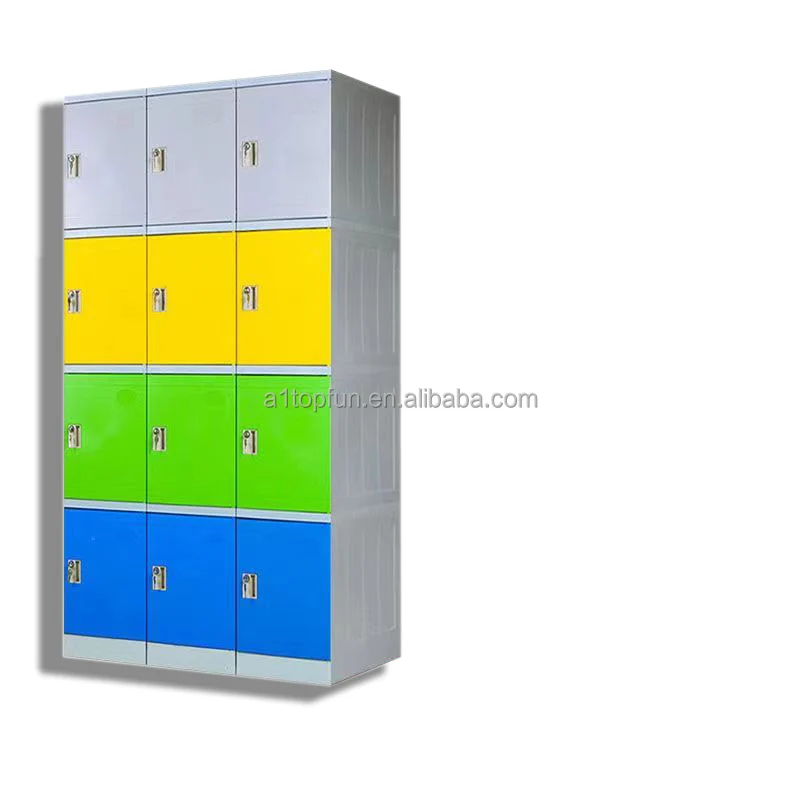 ABS Plastic Gym Locker Office Staff Clothing Storage Wardrobe Students ...