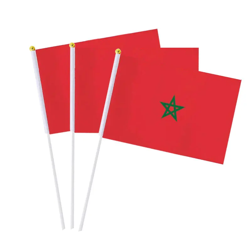 Qatar World 2022 Football Flags - Digital Printing Marokko
