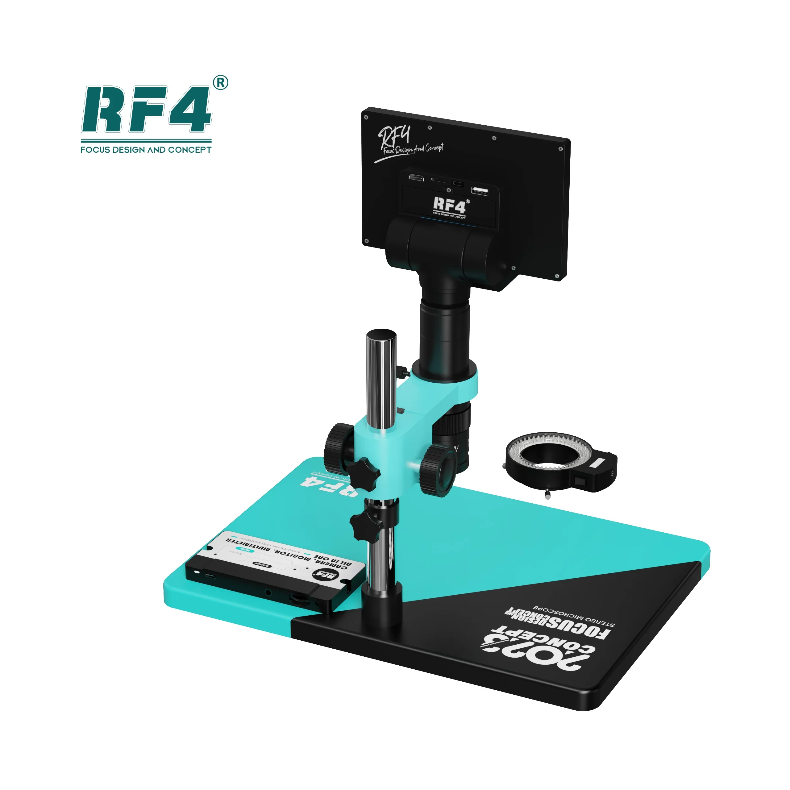 RF4 RF-50M Digital HD Microscope - True Color & Multimeter