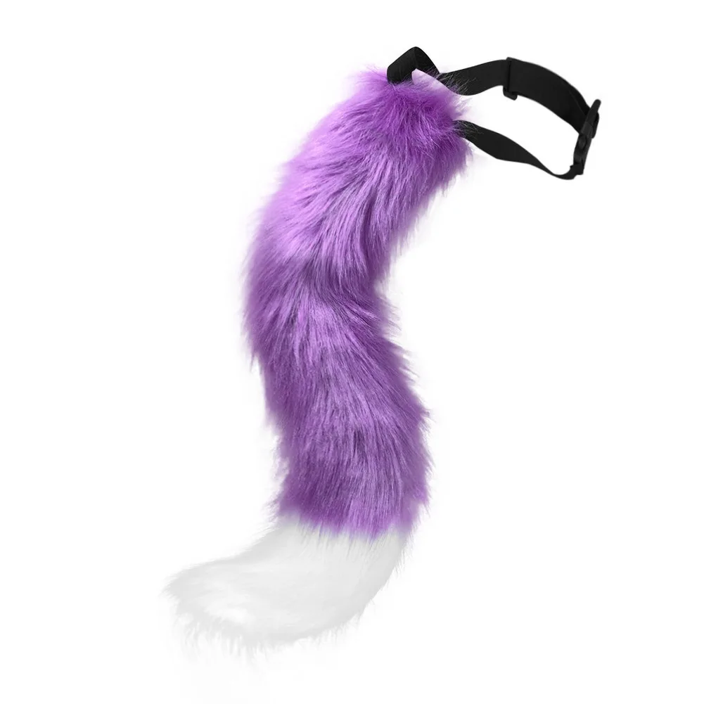 Wholesale Custom Real Fox Tail 35-65cm Fluffy Foxtail Animal Fur Tail ...