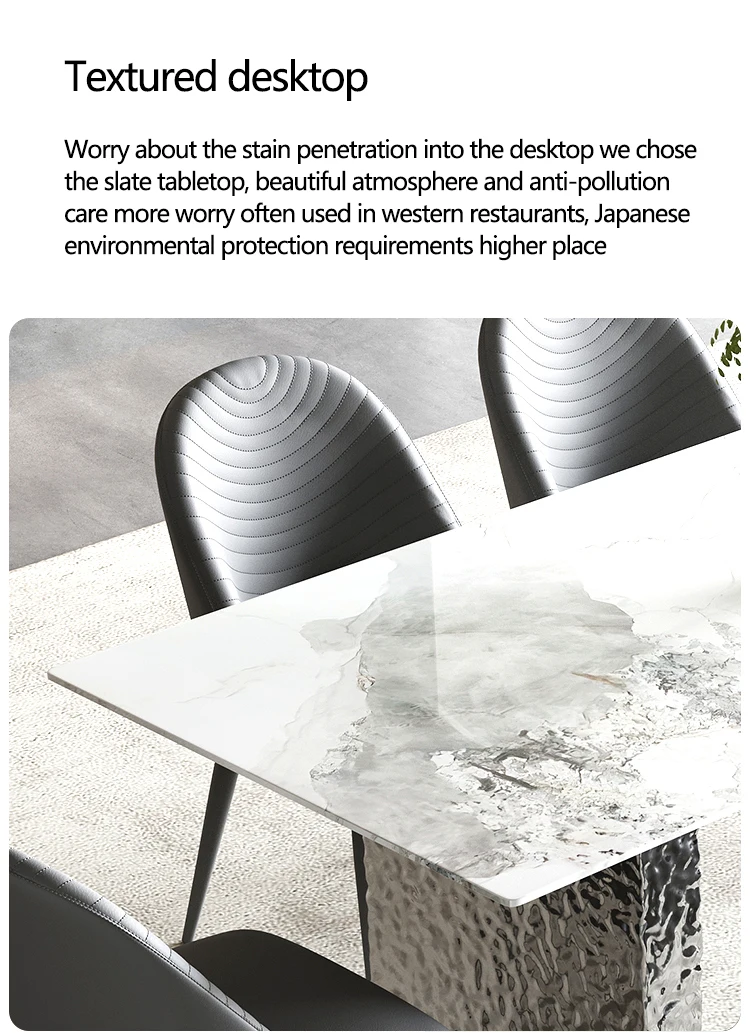Italian Minimalist Rock Floating Table Transparent Acrylic Stainless Steel Water Ripple Small ...