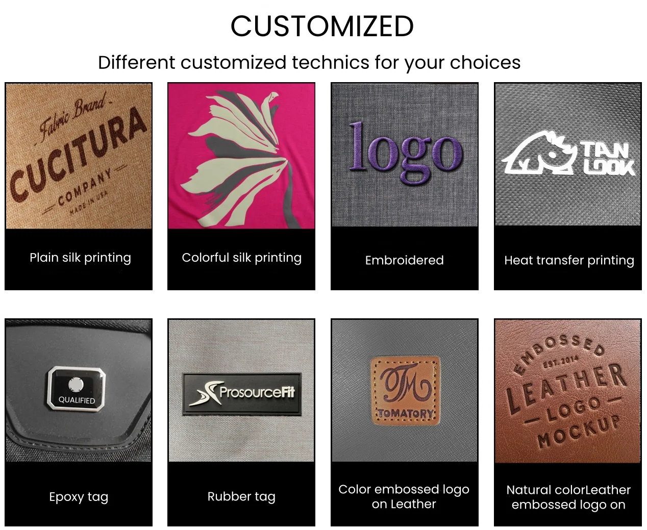 Custom Logo Fashionable Business Men's Travel Student Polyester USB ...