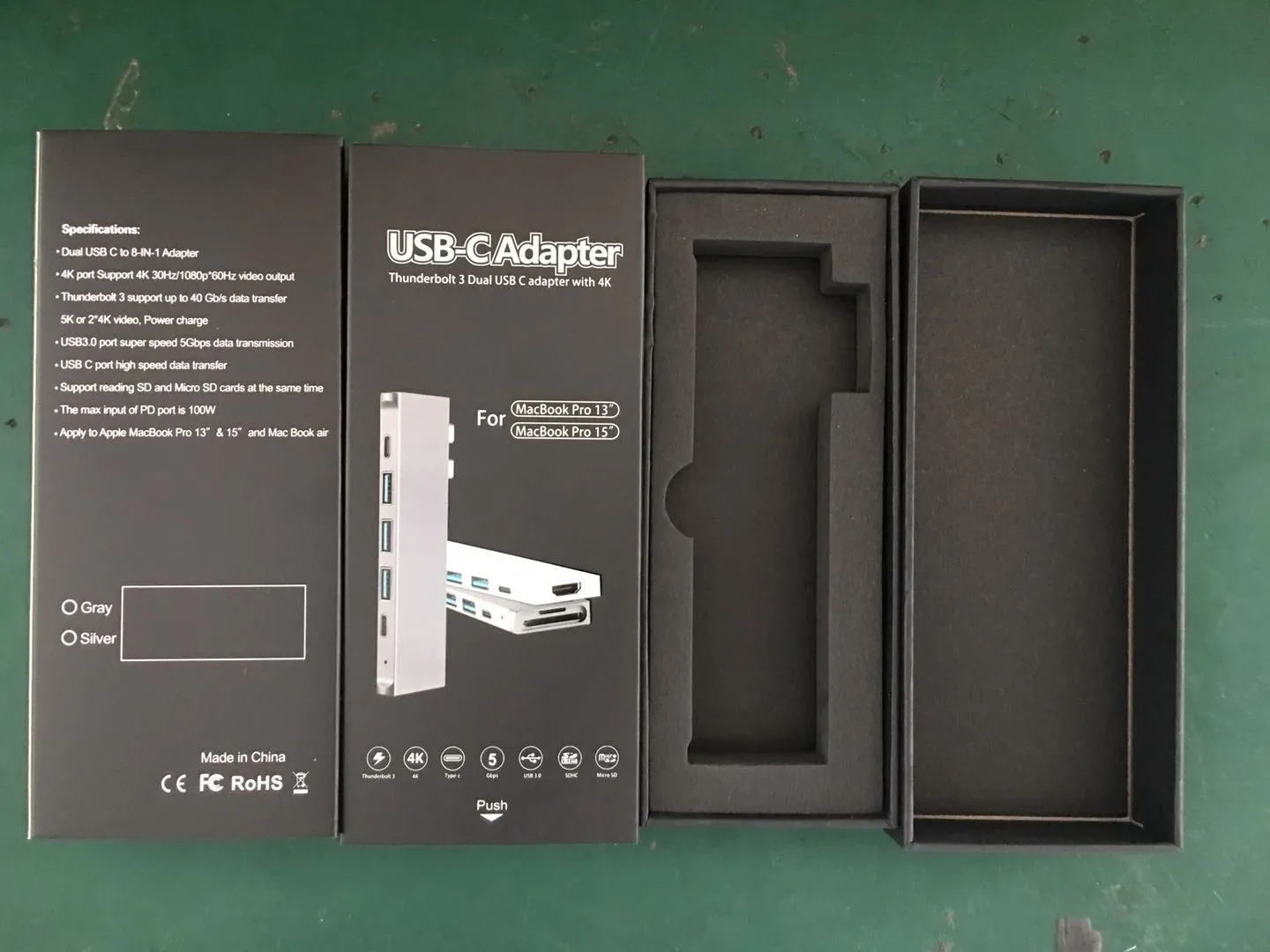 Portable 13 In 1 Multifunction Aluminum Usb C Hubs Docking Station Type ...