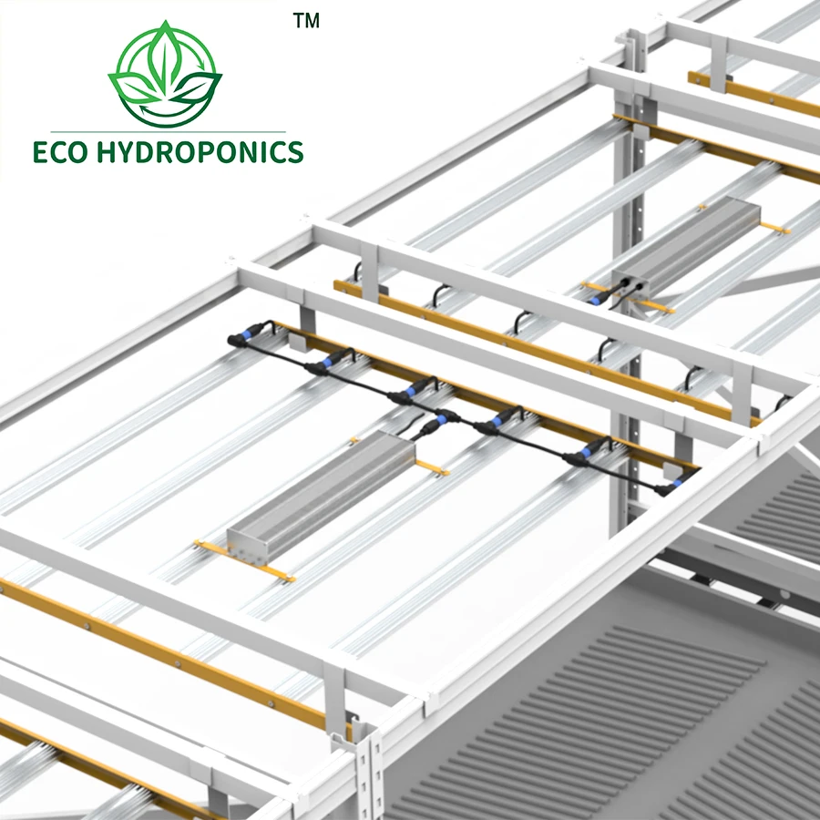 Multi Level Grow Rack System Vertical Rolling Benches With Tray For ...