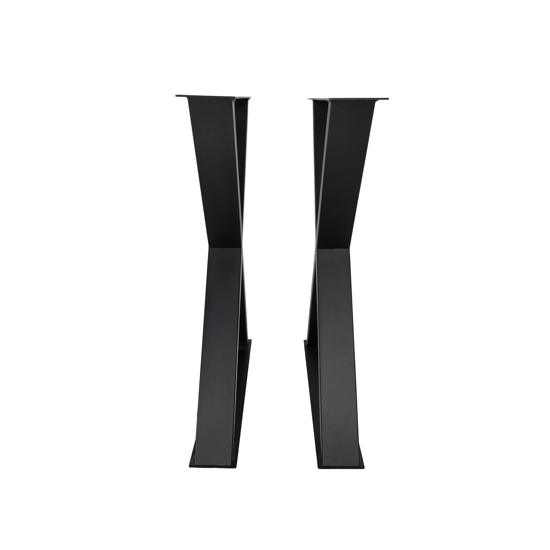 Metal Art X-shaped Square Tube Table Leg Furniture Desk Table Leg ...