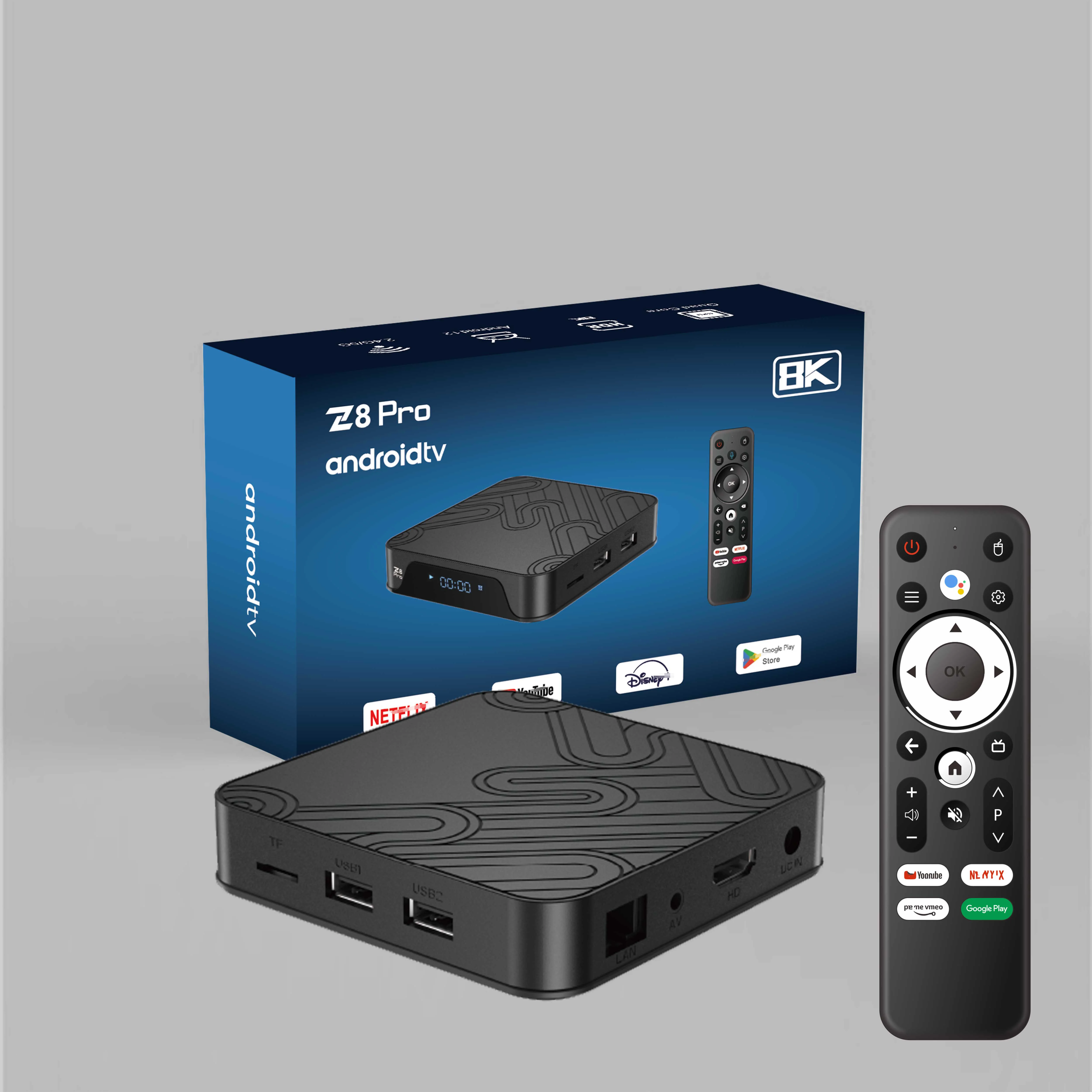 Z8 Pro TV Box - 4K Media Player with Android 12 & 5G Wifi