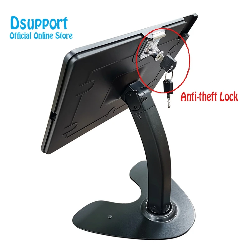 Secure Your Ipad Pro with Dsupport's Lockable Tablet Stand