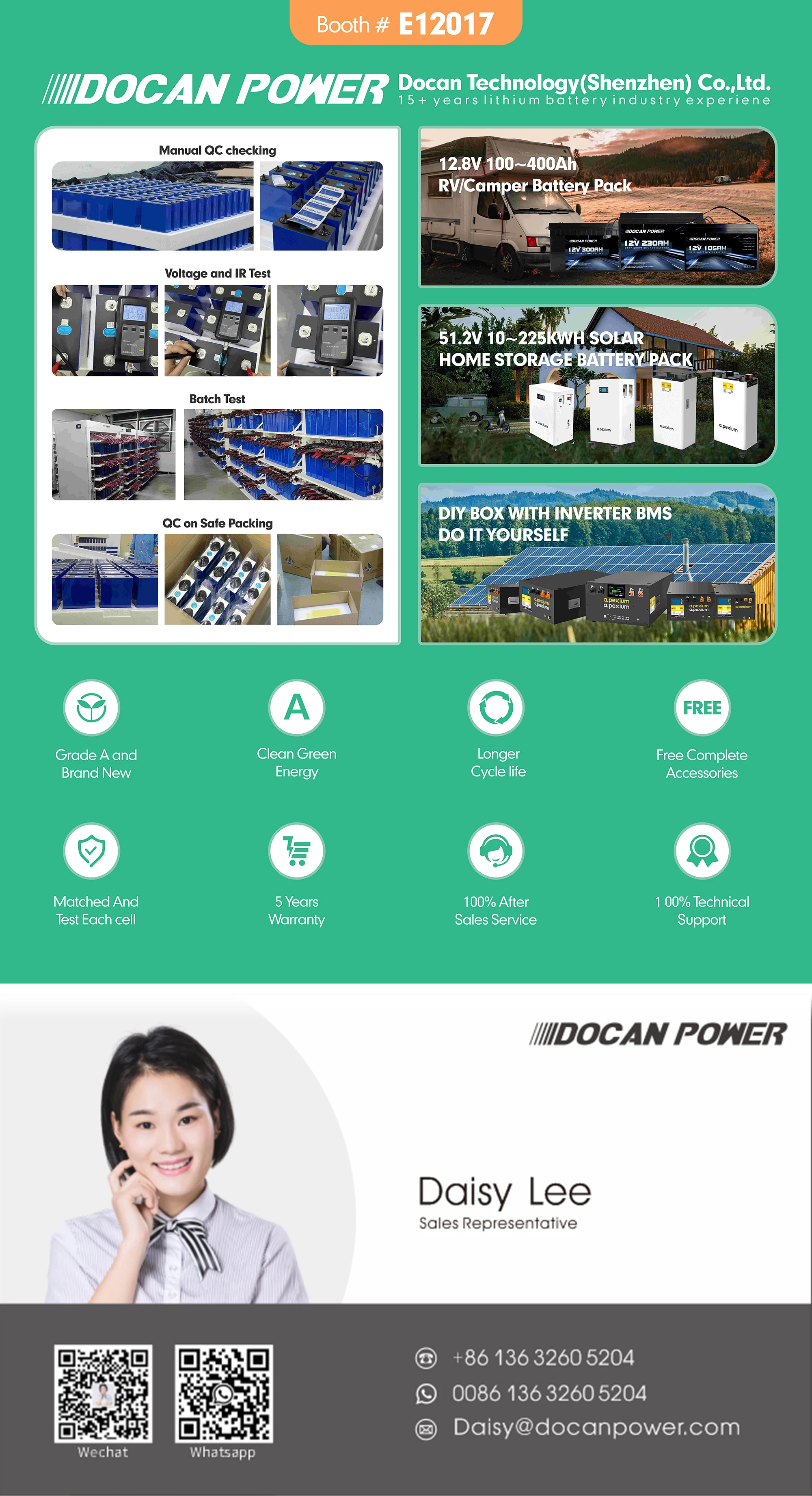 Domotica Solar Daisy 2025 EVE 15KW - Reliable Energy Storage