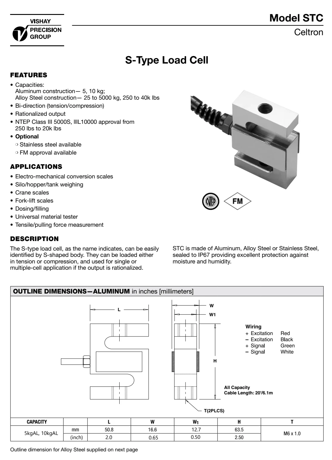 Stc 500 Kg Load Cell Ip67 Alloy Steel Weighing Sensor - Buy Weighing ...