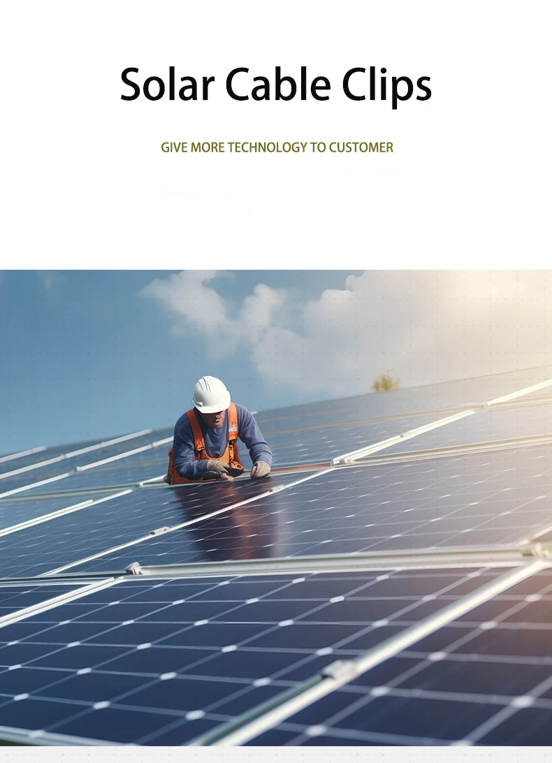 Stainless Steel Solar Panel Cable Clips For Solar System Install For ...