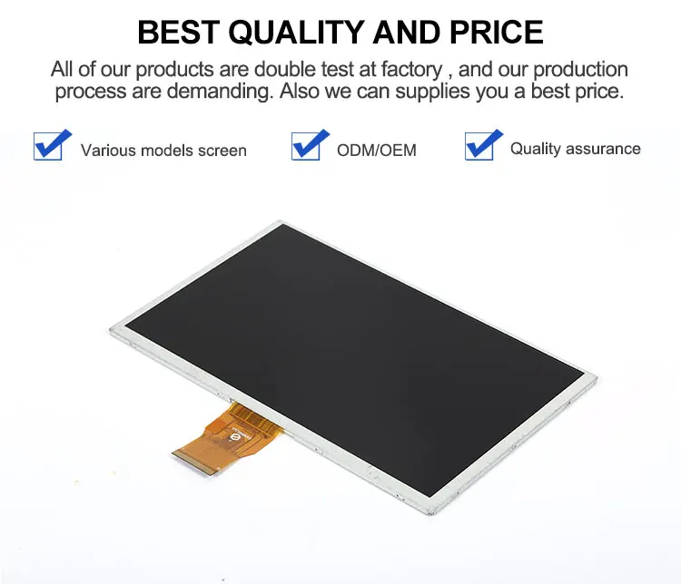 12 O'clock 9inch 1024x600 Dots Wholesale Lcd Screen Panel - Buy Tft Lcd ...