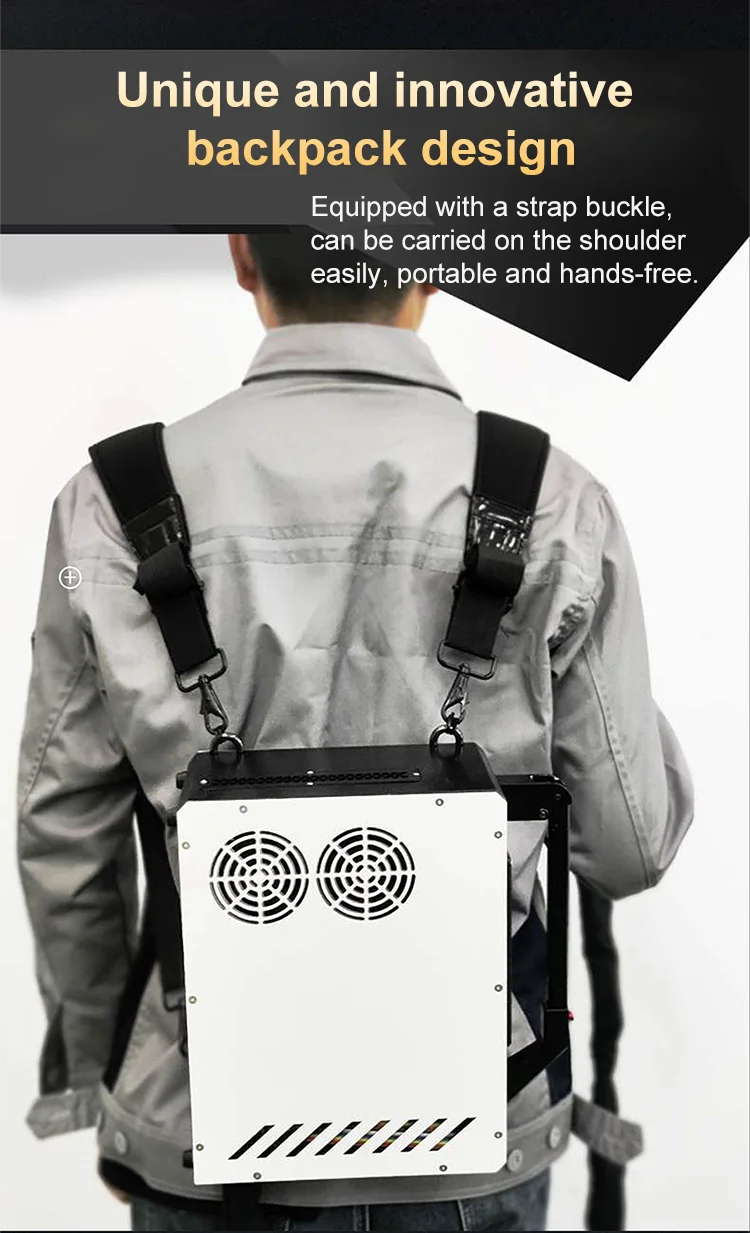 50w 100w 200w Tpc-200w Backpack Handheld Pulsed Laser Lazer Cleaning ...