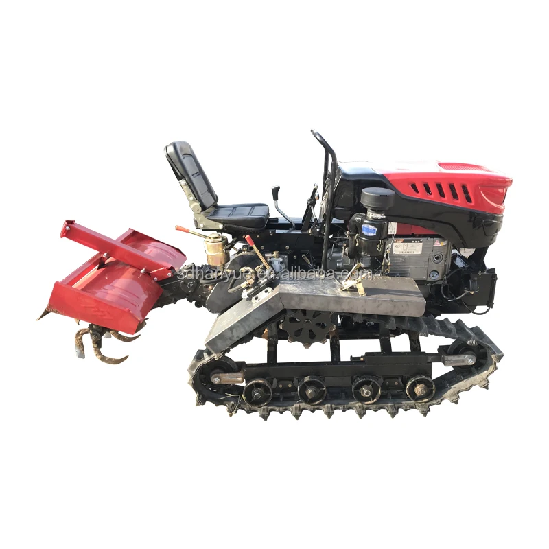 Multi-function 25hp Agricultural Crawler Mini Tractor With Rotary ...