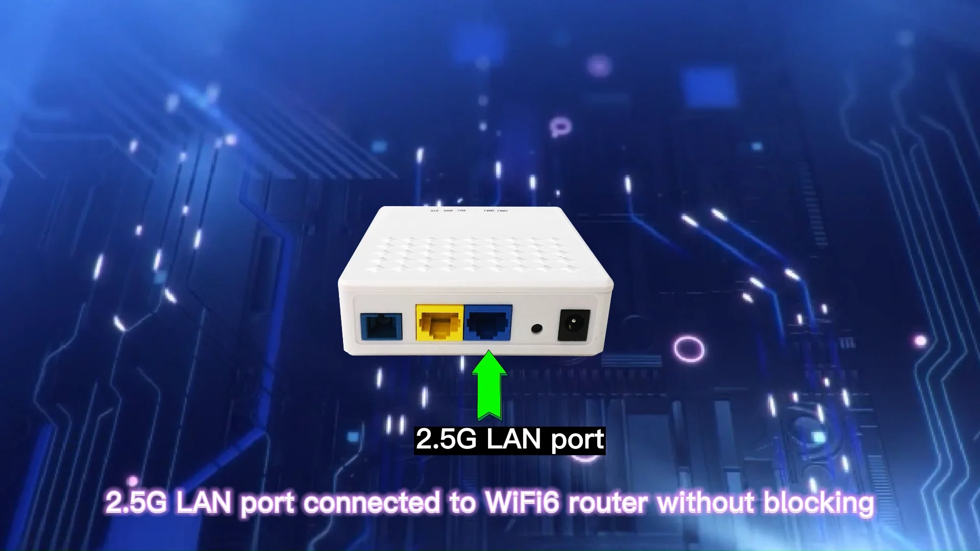 Fttx Ftth 2.5ge Onu 2 Port 2.5ge+1ge Gpon Epon Xpon Ont Onu - Buy 2.5ge ...