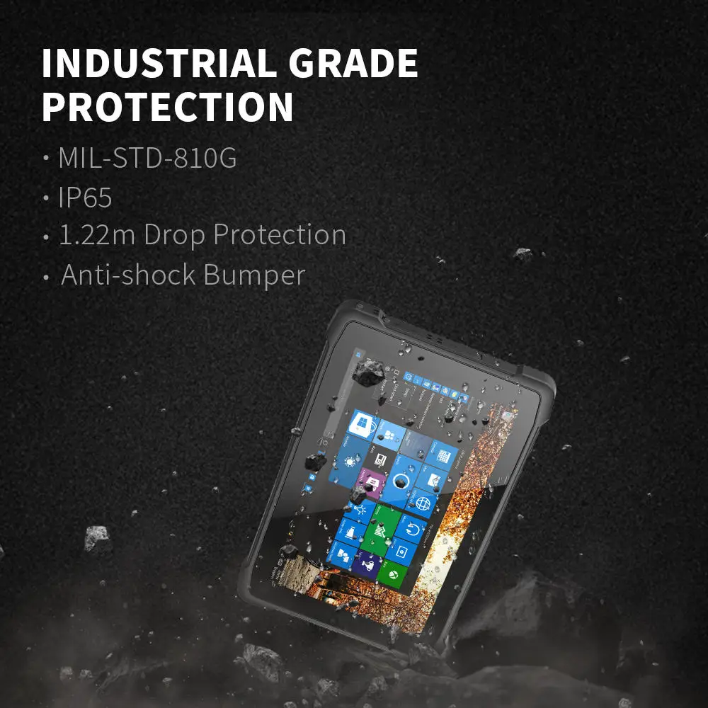 Industrial Rugged Android Tablet - 1000nit 8+128 with GPS