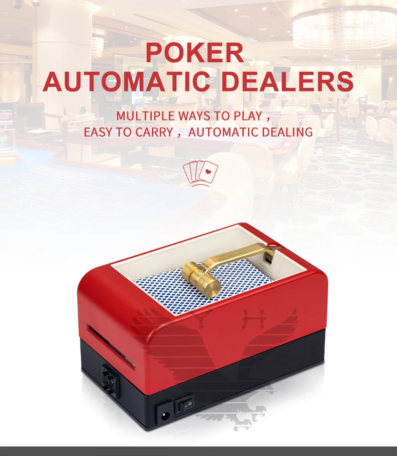 YH 8 Decks Automatic Playing Card Electric Rotating Dealer