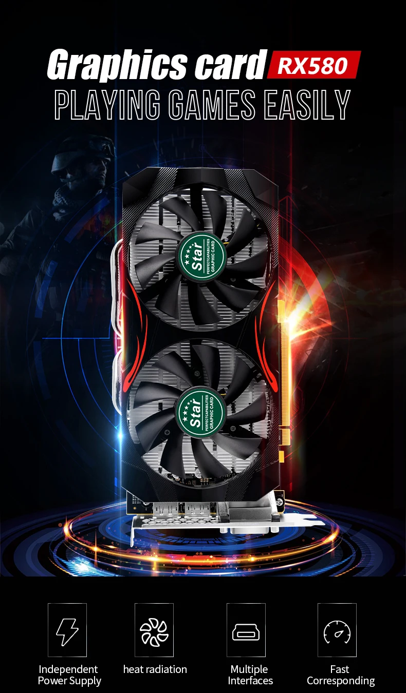 Wholesale GPU RX580 RTX 3050 3060 3070 3080 3090 Ti GTX 1650 1660