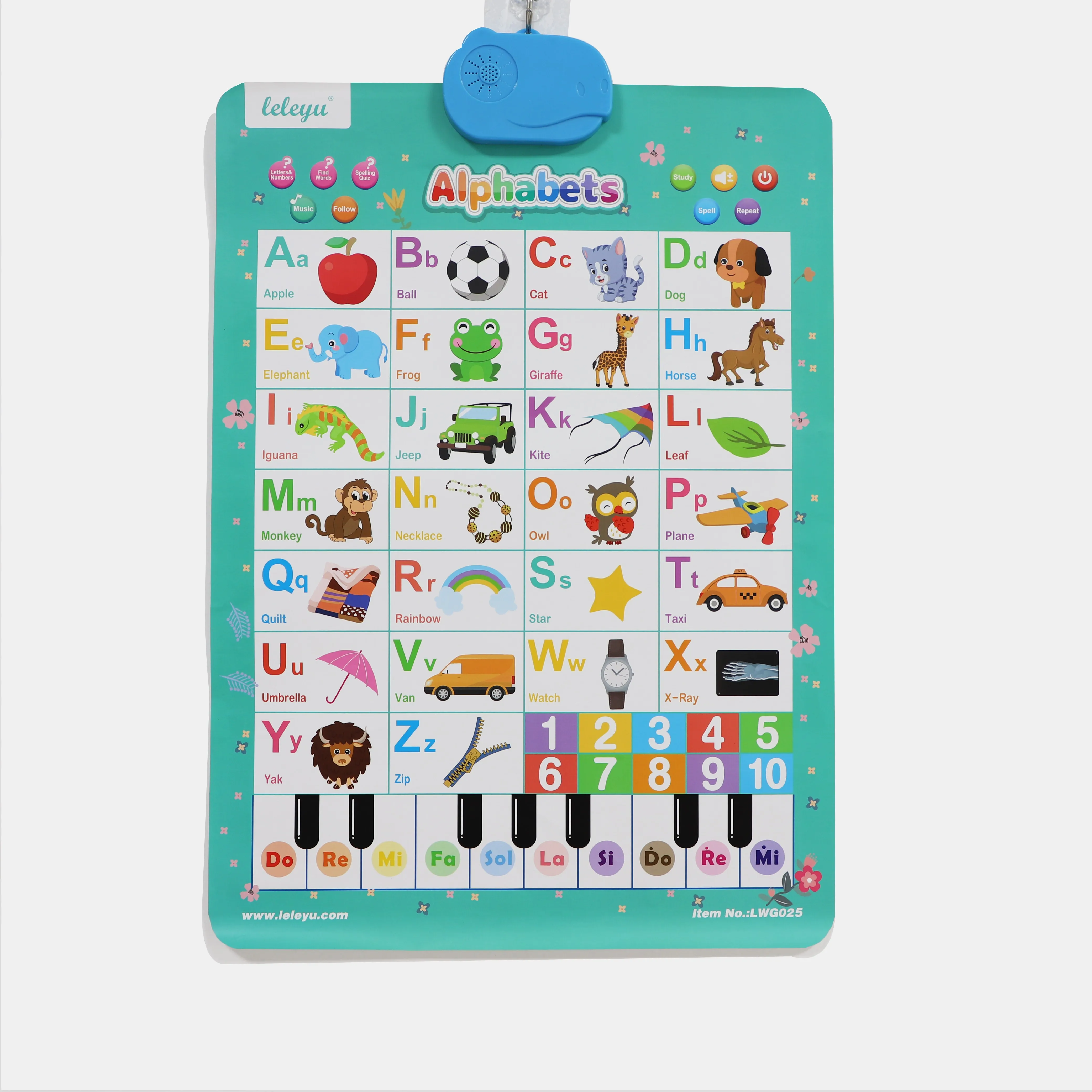 English ABC Wall Chart Talking Poster Learning Charts for Kids| Alibaba.com