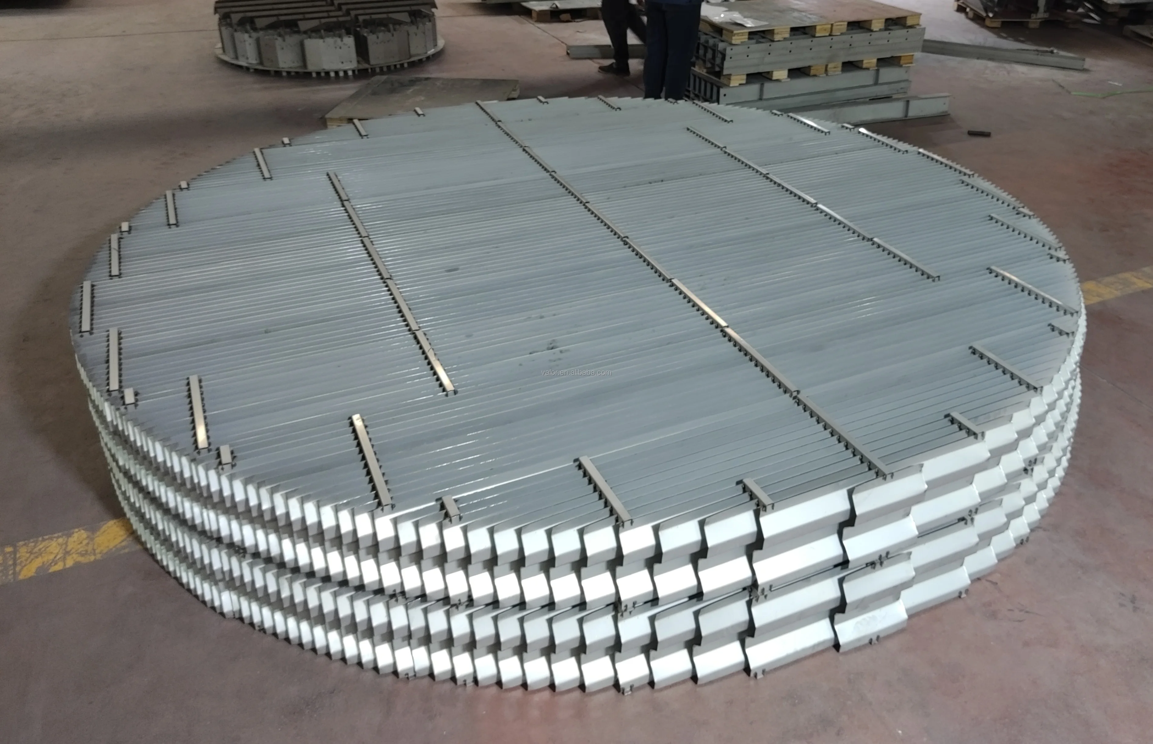 Customized SS304 316L Metal Vane Pack Demister Mist Eliminator