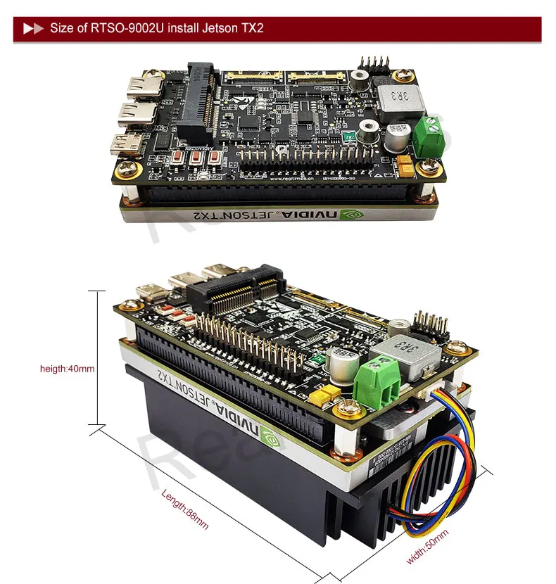 NVIDIA Jetson TX2 Carrier Board RTSO-9002U - Development Board