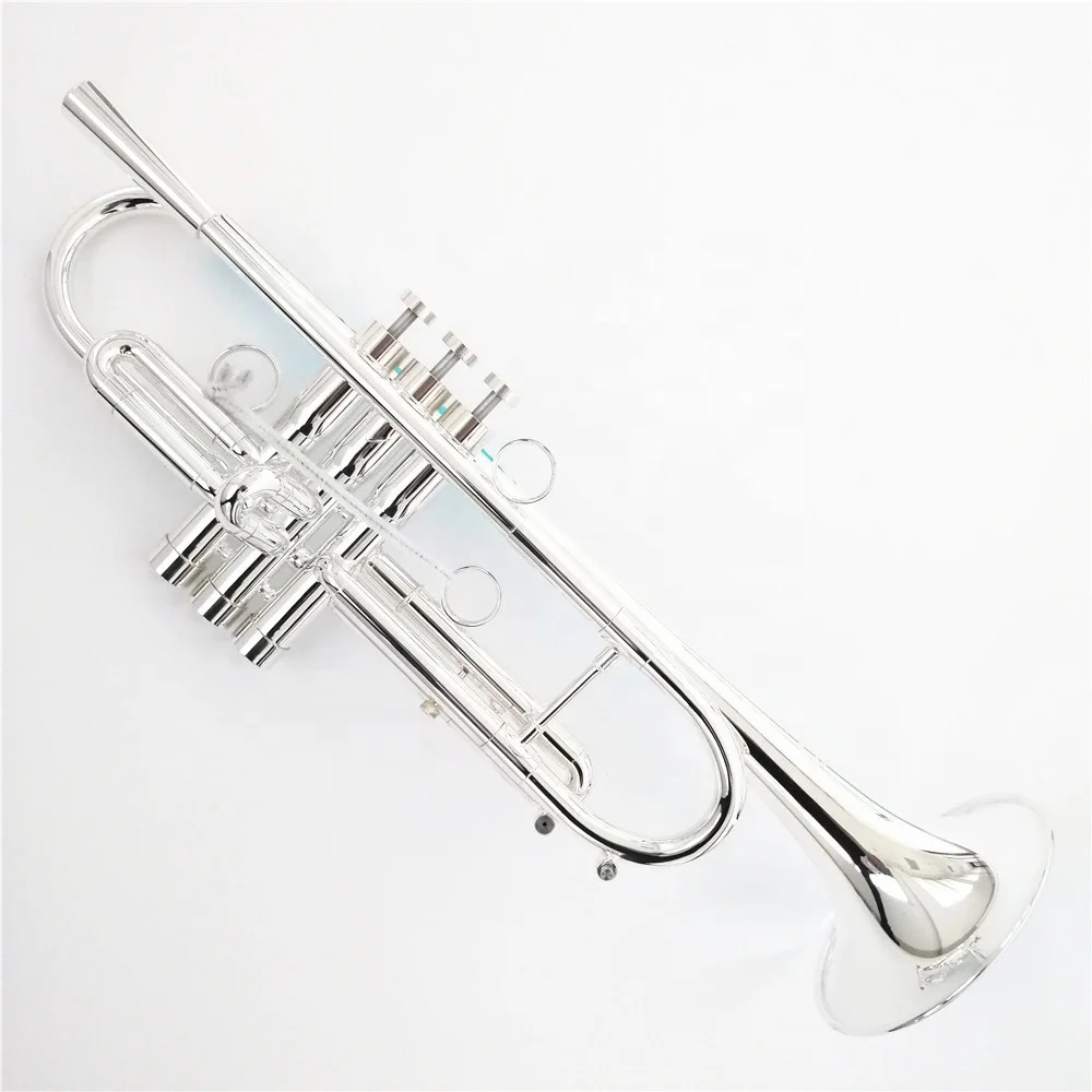 Silver Plated Professional Reversed Leadpipe Trumpet - Buy Trumpet ...