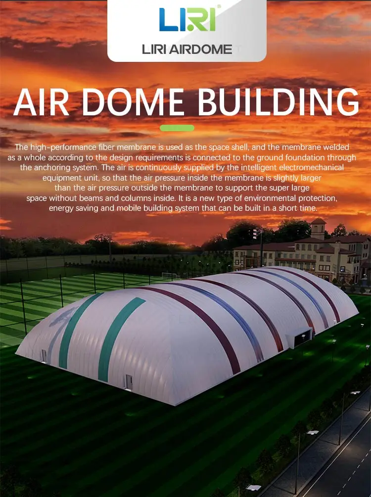 Giant-arc Inflatable Membrane Structure Air Dome Sport Tent For ...