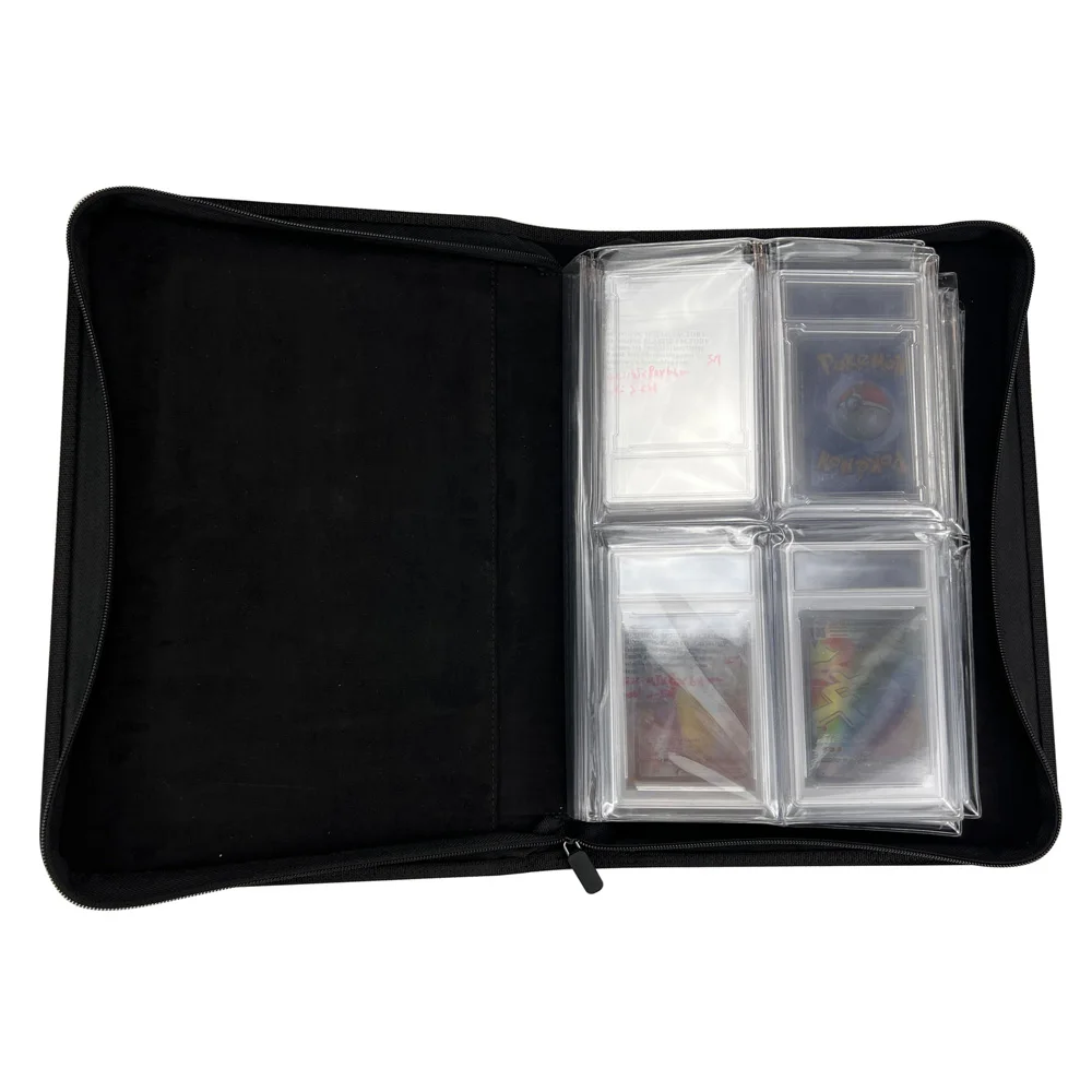 PU bts Top Loader Leather Toploader One Touch Storage Baseball Sports ...