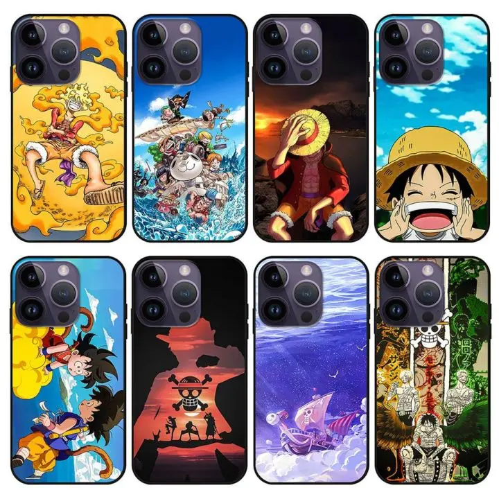 Cartoon Luffy Sauron Print Anime Design One Piece Phone Case For Iphone ...