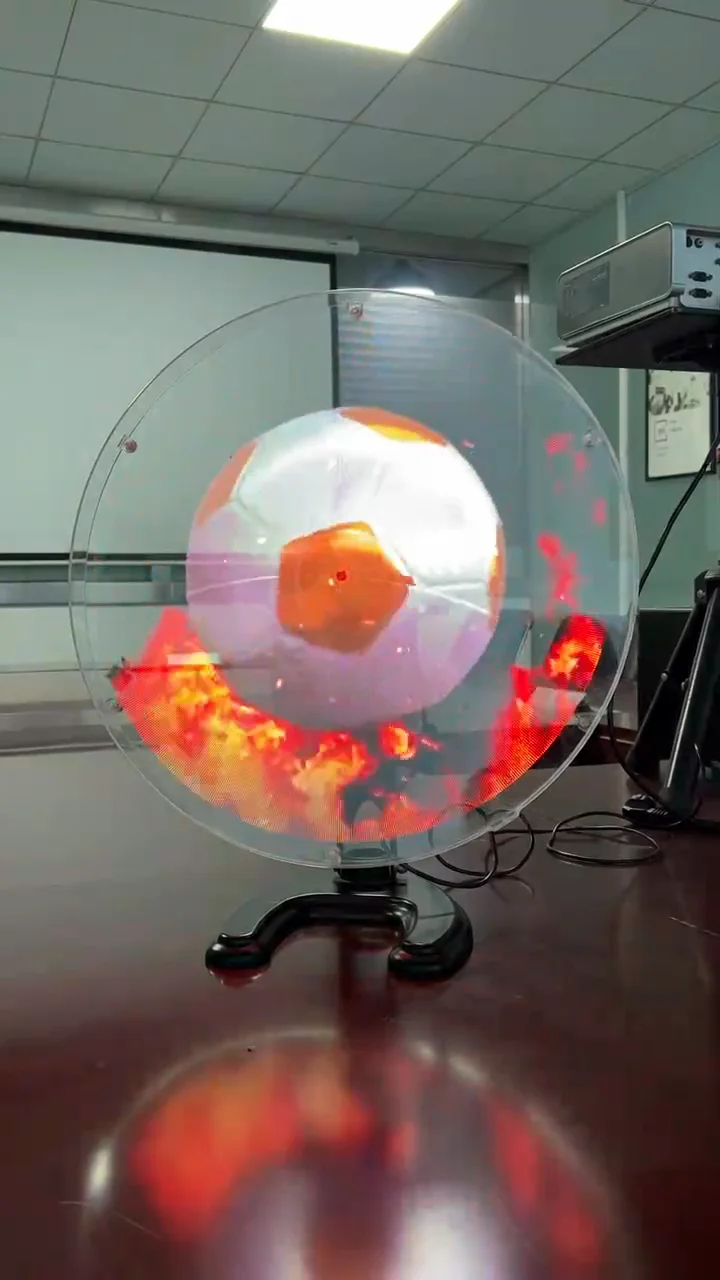 4k Resolution Vertical Transparent Led Screen Convenient Desktop ...