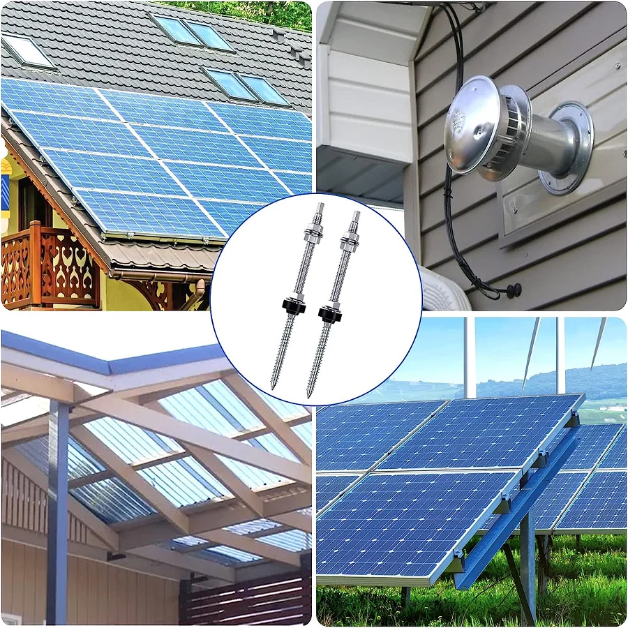 Tripsolar 2024 Hanger Bolt Solar Roof Mounting Solar Panel Mount Hanger ...