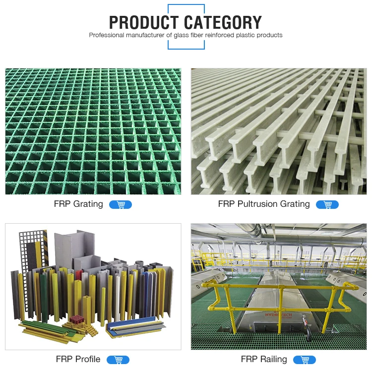 FRP/GRP Gratings - Durable and Versatile Fiberglass Solutions