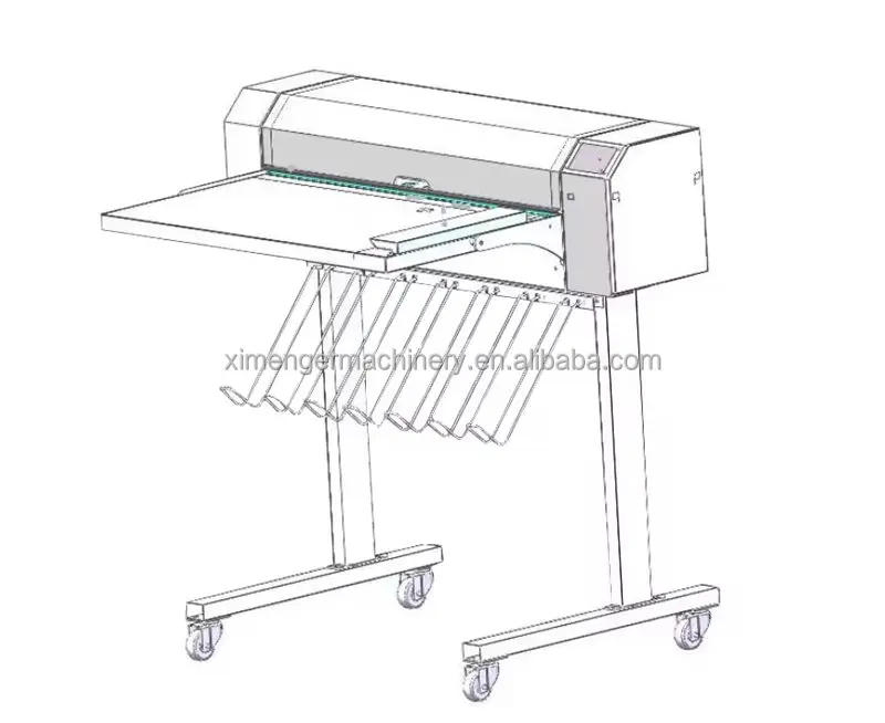 Large Format A0 Drawing Paper Blueprint Paper Cross Folding Machine for ...