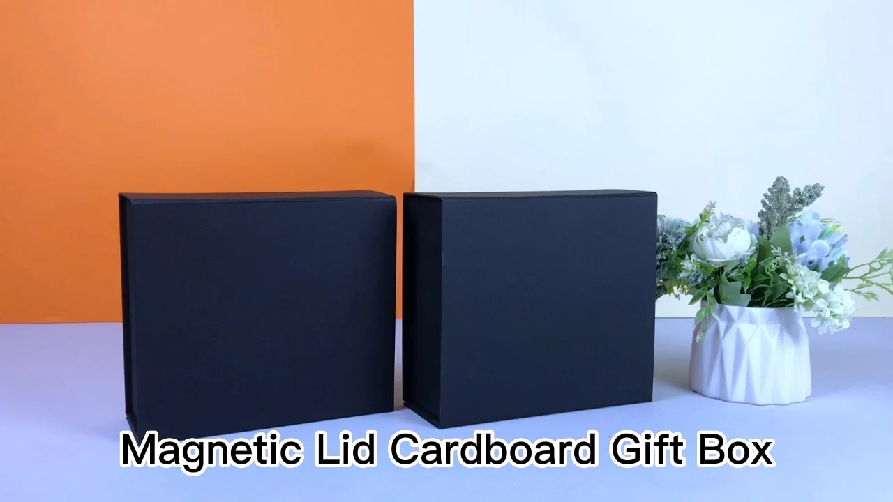 Lipack Foldable Folding Paper Cardboard Box Ribbon Closure Box With ...