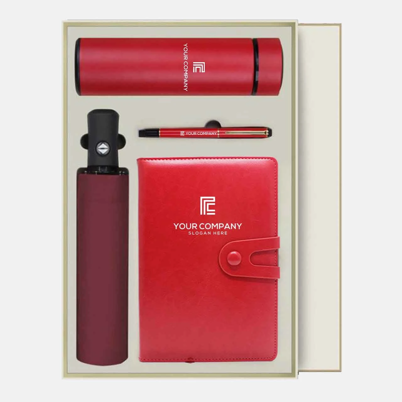 High Quality Corporate Gift Set With Umbrella And Tumblerfor Office ...