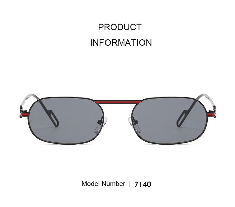 Mejores 7140 2021 New Small Oval Rimless Sunglasses One Piece Plastic ...