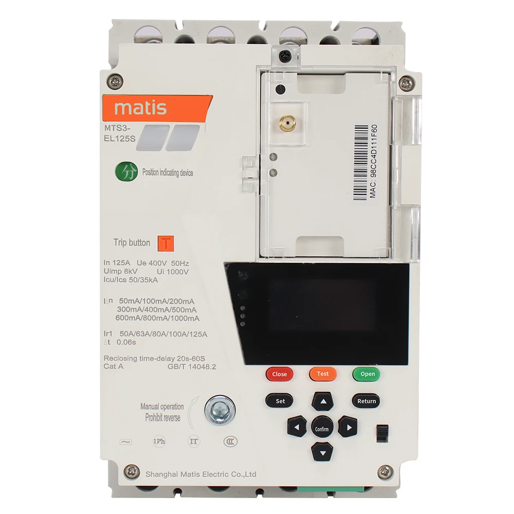 Matis Smart Meter Mts3-el-250a 4pole Smart Mccb With Metering Smart 4g ...