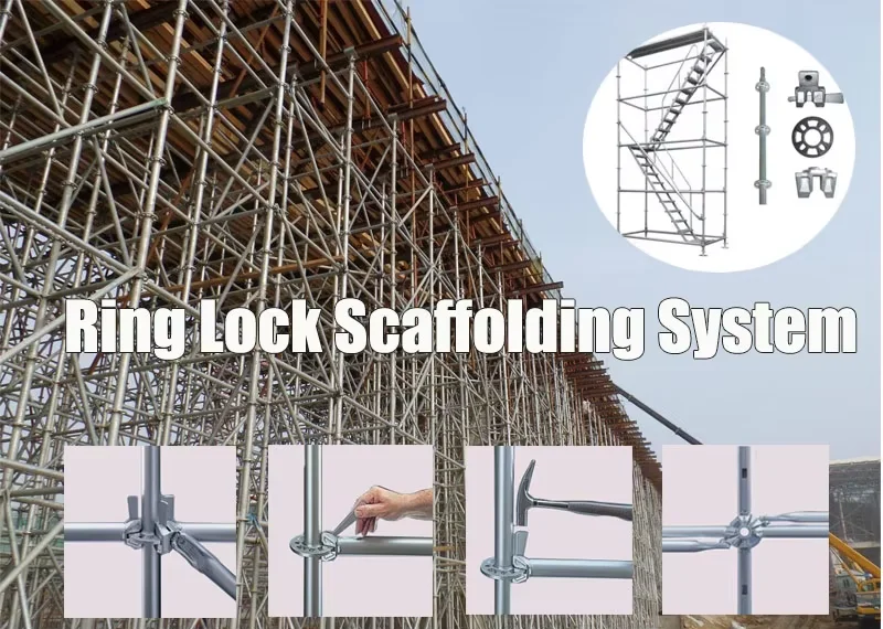 High Load Capacity Adjust Scaffold Ringlock Scaffolding Quick Assembly ...
